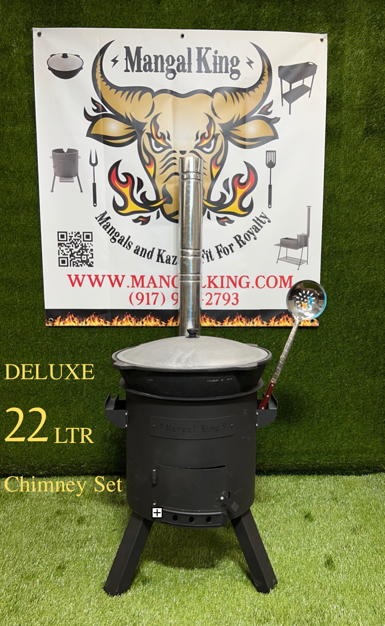 Deluxe set Uchag Oshton chimney system with damper wood burning oven i ...
